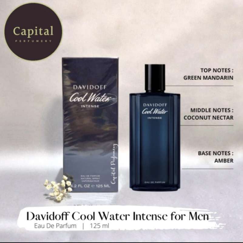 Jual Davidoff Cool Water Intense for Men EDP 125ml di Seller Capital ...