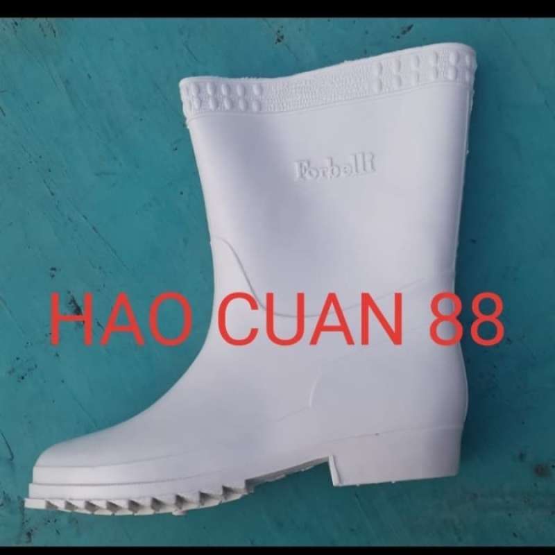 Jual SEPATU BOOTS APD WARNA PUTIH BOT AIR HUJAN SAFETY SHOES BOOT ...