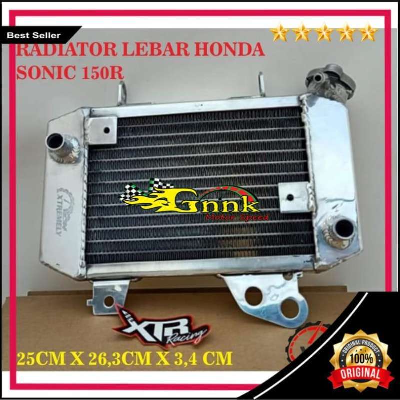 Jual RADIATOR RACING HONDA SONIC 150R / SUPRA GTR ( ALUMINIUM ) di ...