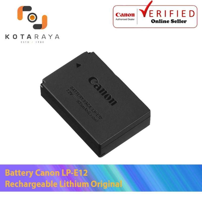 Jual Battery Canon LP-E12 Rechargeable Lithium Original di Seller ...