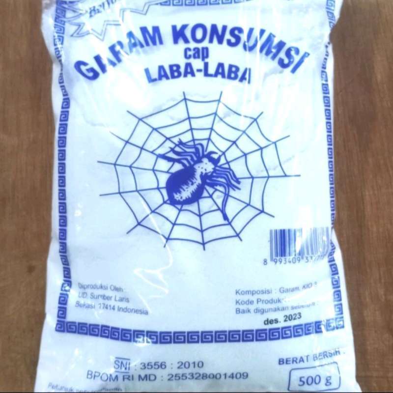 Jual Garam Halus Cap Laba-laba 500gr / Garem Dapur Halal Di Seller Stp ...