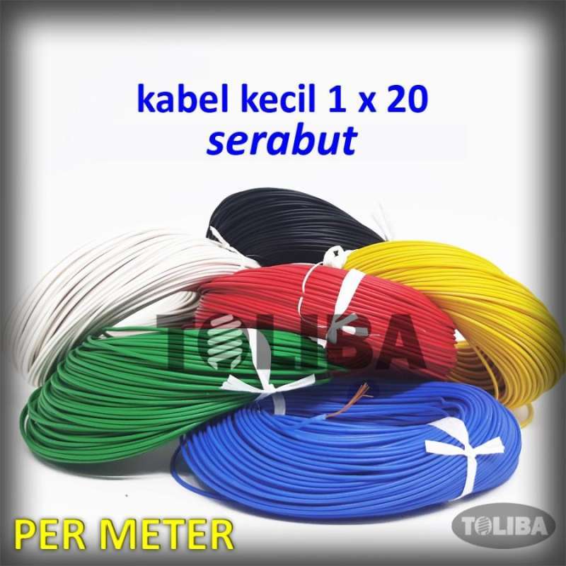 Jual Kabel Kecil Kabel Serabut 1x20 Kabel Elektronik Kabel Rakit ...