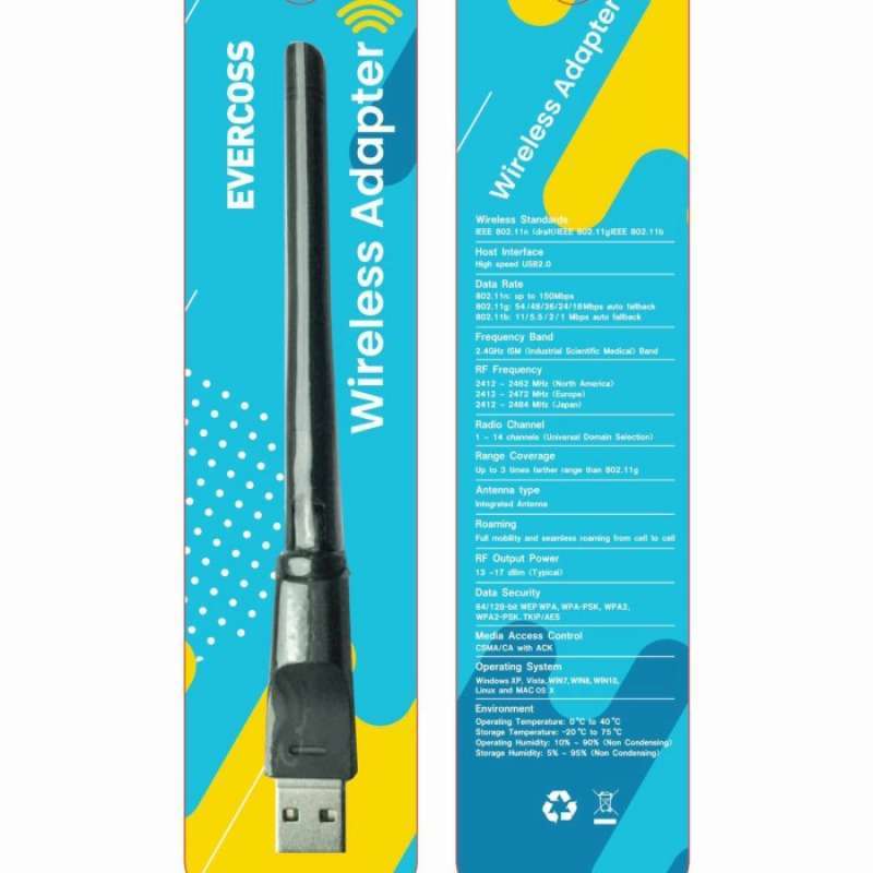 Jual Evercoss Wf 1 Wifi Dongle Untuk Pc Laptop Stb Di Seller Genius ...