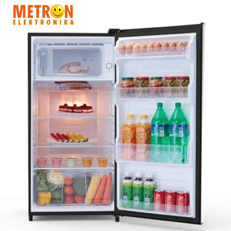 Jual SHARP SJ N 182 N HS DARK SILVER LEMARI ES 1 PINTU 166 LITER ...