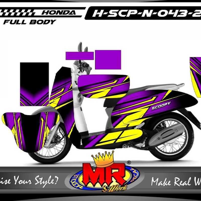Promo Decal Stiker Motor Honda Scoopy New Fullbody Racing Viral Grafis ...