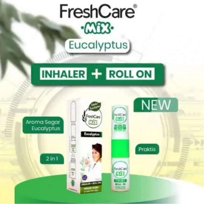 Jual Freshcare Mix Eucalyptus Inhaler Roll On Minyak Aromaterapi - 10 ...