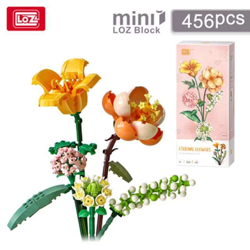 Jual LEGO Loz Flower Bouquet Decoration 1657 1658 1659 di Seller GIF On ...