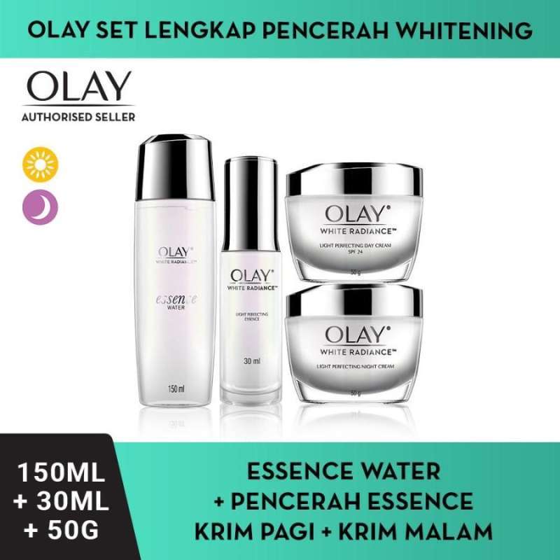 Jual Paket Olay Set Lengkap Pencerah Whitening 4pcs - Olay Set 4pcs di ...
