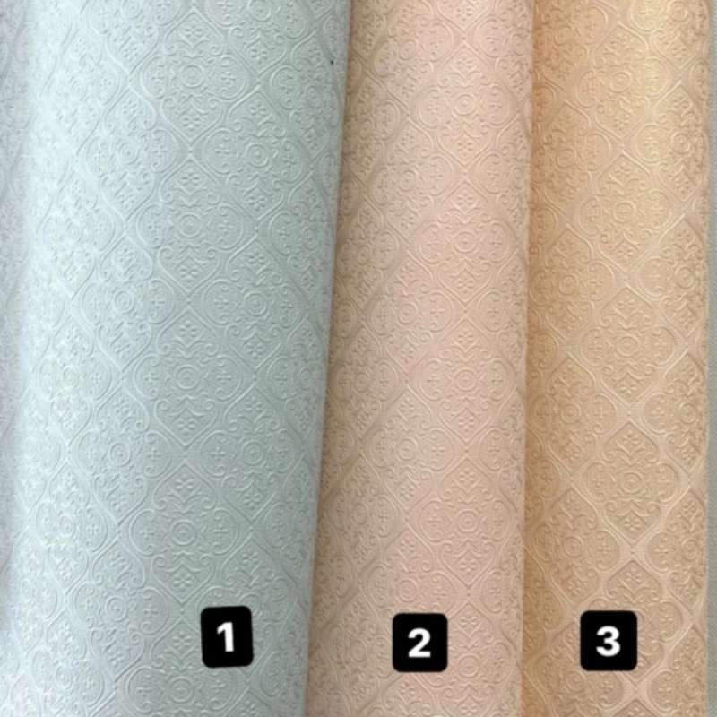 Promo Wallpaper Premium Polos Texture Warna Pastel Pink Dan Biru Muda ...