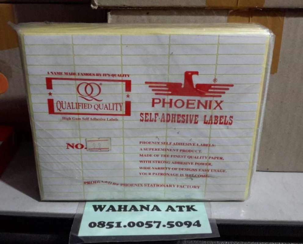 Jual Stiker Label Nama / Label Stiker / Label Harga Phoenix No 99 di ...