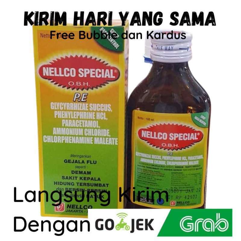 Jual Obat Batuk Hitam Dewasa OBH Nelco Special 100ml di Seller Toko ...
