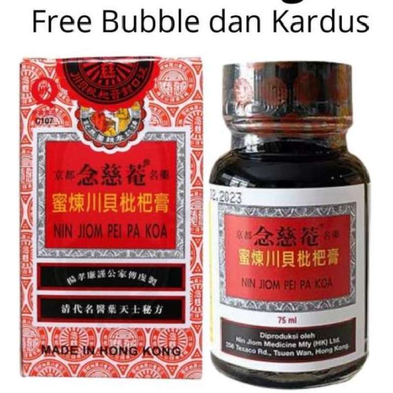 Jual Obat Batuk Cina Nin Jiom Pei Pa Koa Obida 75ml Di Seller Toko Obat ...