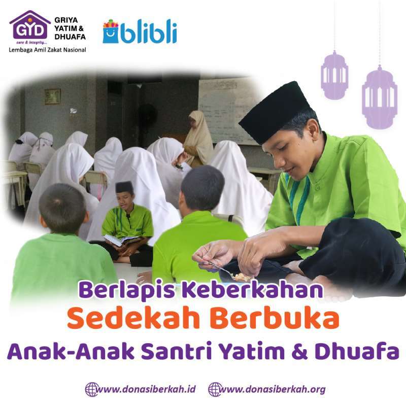 Jual Griya Yatim dan Dhuafa - Sedekah Berbuka Santri dan Anak-anak Yatim & Dhuafa di Seller ...