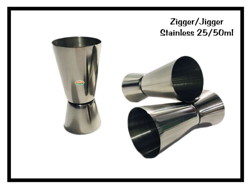 Promo ZIGGER/JIGGER STAINLESS 25/50ML (GELAS TAKAR) Diskon 3% di Seller ...