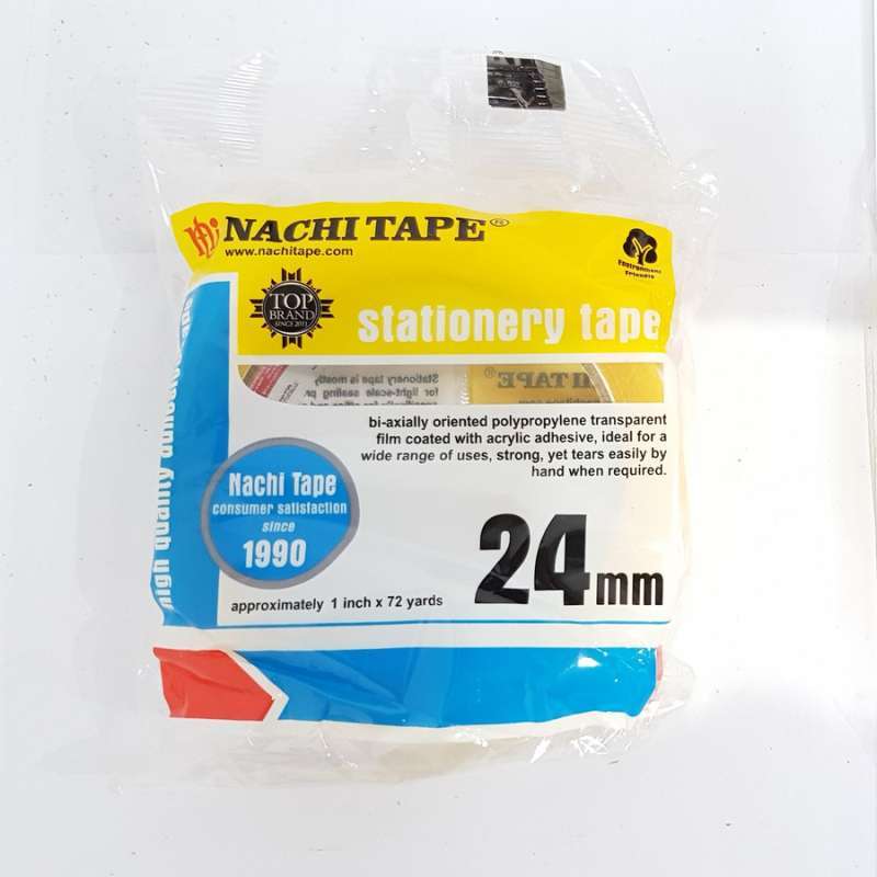 Jual Isolasi - Selotip Bening NACHI // 1 Inch x 72yard di Seller TG ...