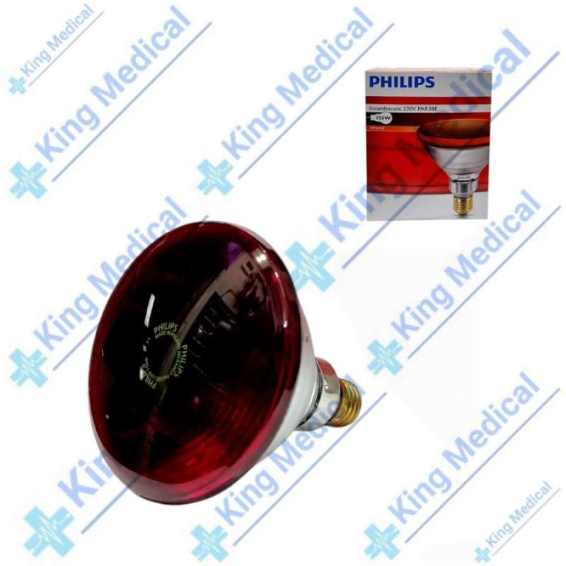 Jual Lampu Infra Red Philips Bohlam Infra Merah 150w Infrared Terapi di ...