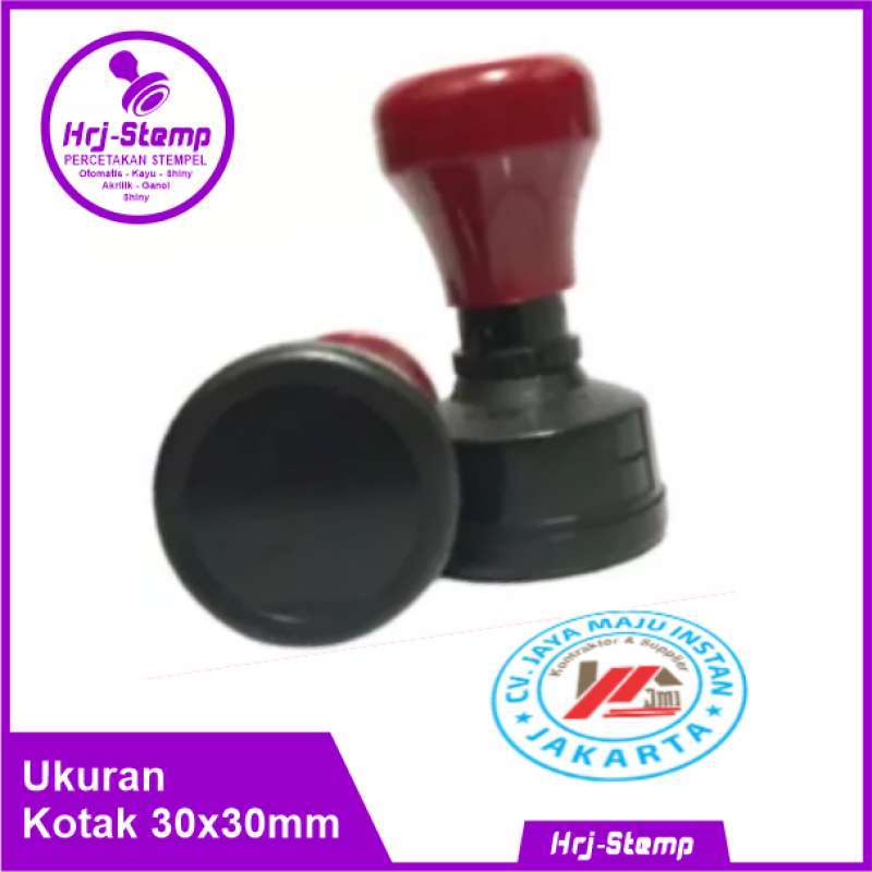 Promo Cetak Stempel Otomatis 3 Warna Ukuran Standar Stempel PT ...