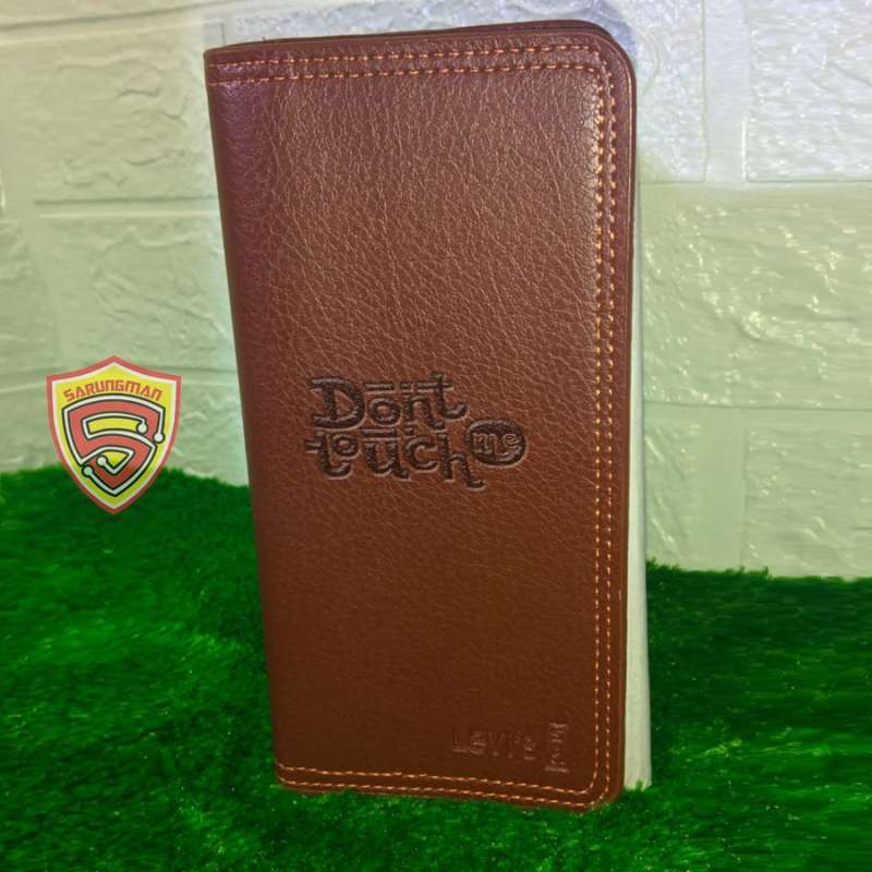 Jual Custom Dompet Pria Free GraFir nama atau Logo wajah /dont touch me ...