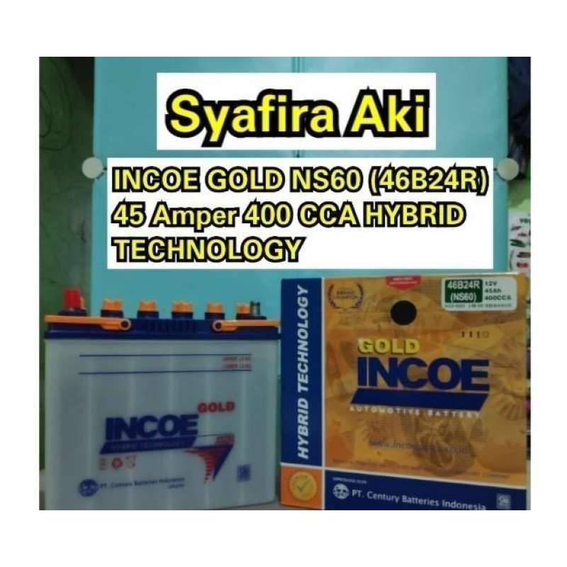 Jual Aki incoe Gold ns60 (45ampe) Toyota Avanza,Xenia,Rush,terios di Seller SYAFIRA AKI ...