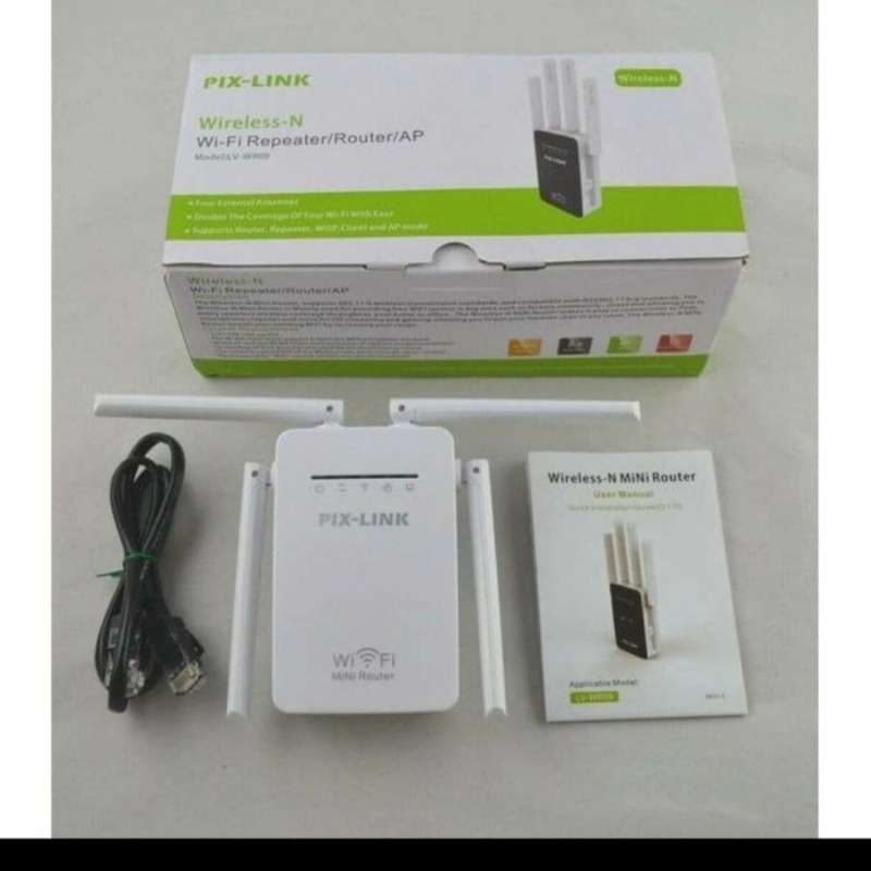Jual Pix-Link 300Mbps Wifi extender Router Repeater AP LV-WR09 di Seller San ly Shop - Mangga ...