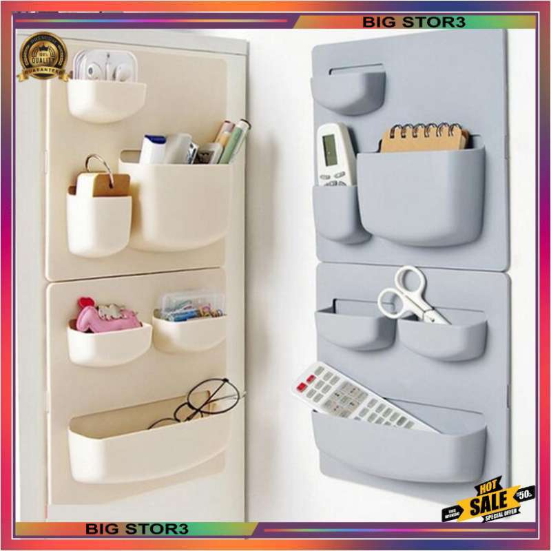 Jual Home Storage Wall Suction Cup Plastic Storage Rack Cosmetic - di ...