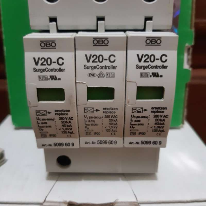 Jual surge arrester OBO V20-C 280V AC 3PHASE di Seller Bena Store ...