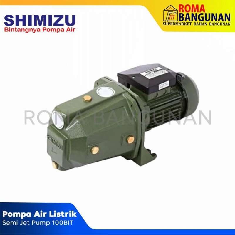 Jual POMPA AIR SUMUR DANGKAL SEMI JETPUMP / JETPUMP SHIMIZU JET 100 BIT di Seller Roma Bangunan ...