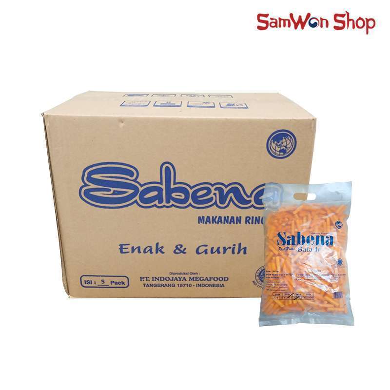 Promo SABENA Rasa Balado Snack Chiki [1 Dus/ 5 Bag/ 360 g] Diskon 14% ...