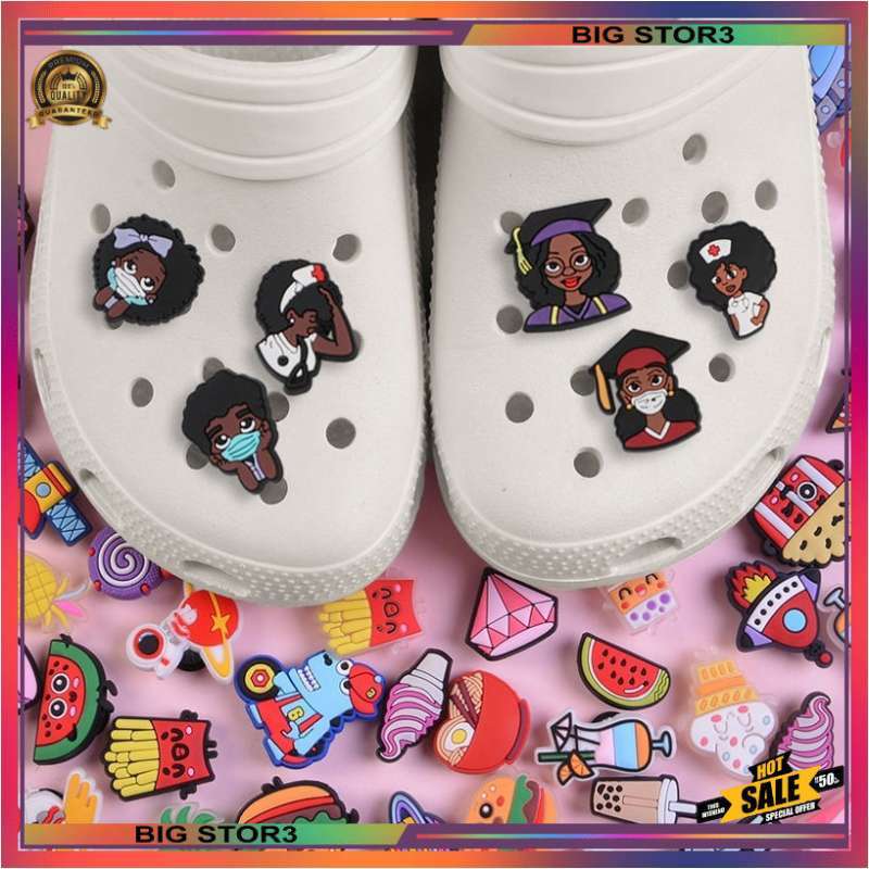 Jual 50 Model Crocs Pin Pin Crocs Berbagai Desain Jibbitz Crocs Cha di ...
