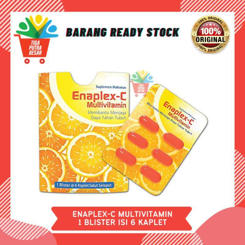 Promo ENAPLEX C VITAMIN C 500Mg 1 BLISTER ISI 6 KAPSUL Diskon 31% di ...