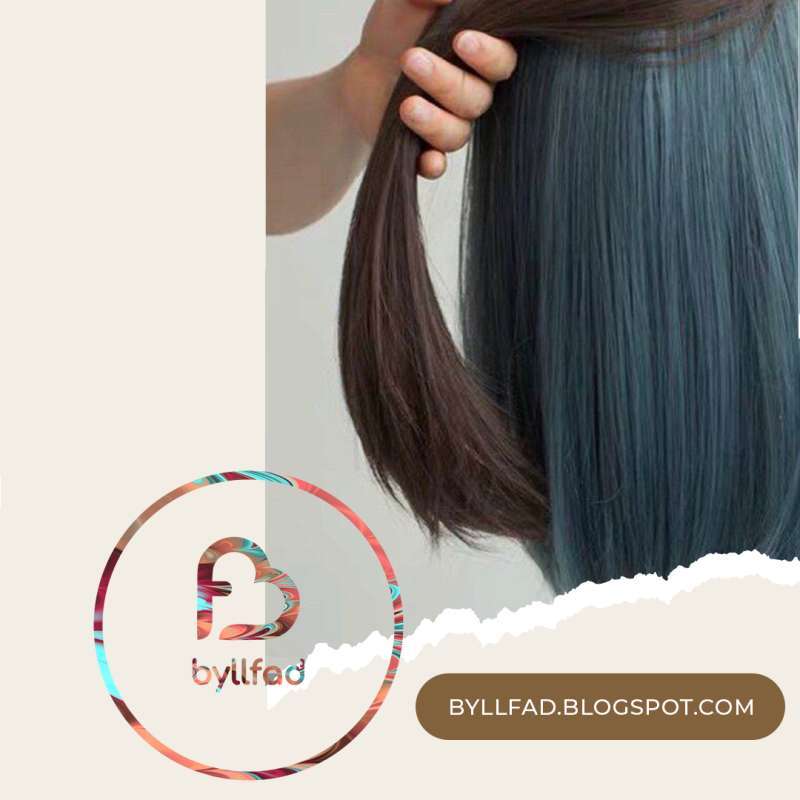 Jual Wig rambut model poni pendek gradasi ash blue - Black di Seller ...