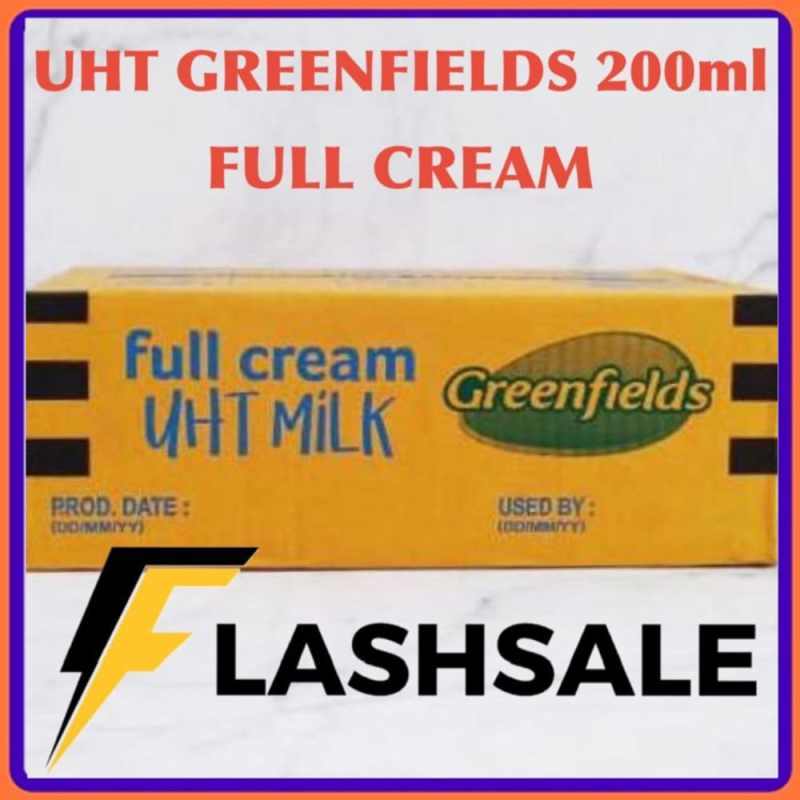 Promo Susu Greenfields Uht Full Cream 200Ml Dus Diskon 10% di Seller Xeichyl Store - Cengkareng ...