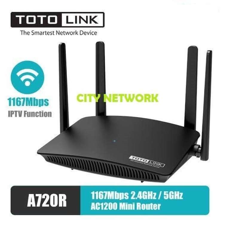 Promo TOTOLINK A720R - AC1200 Wireless Dual Band Router 4 Antenna di ...