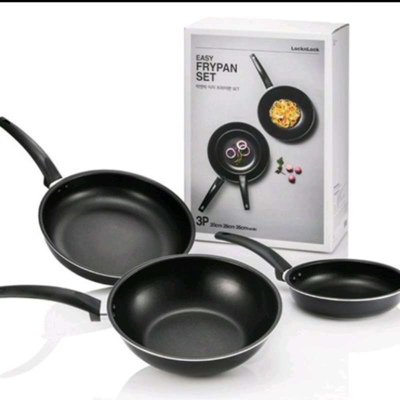 Jual LocknLock Exclusive Easy Frypan 3P Set di Seller Aldalem Store ...