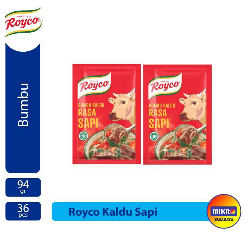 Jual Royco Rasa SAPI Bumbu Kaldu Sapi Bumbu Instant Penyedap Rasa [94 ...