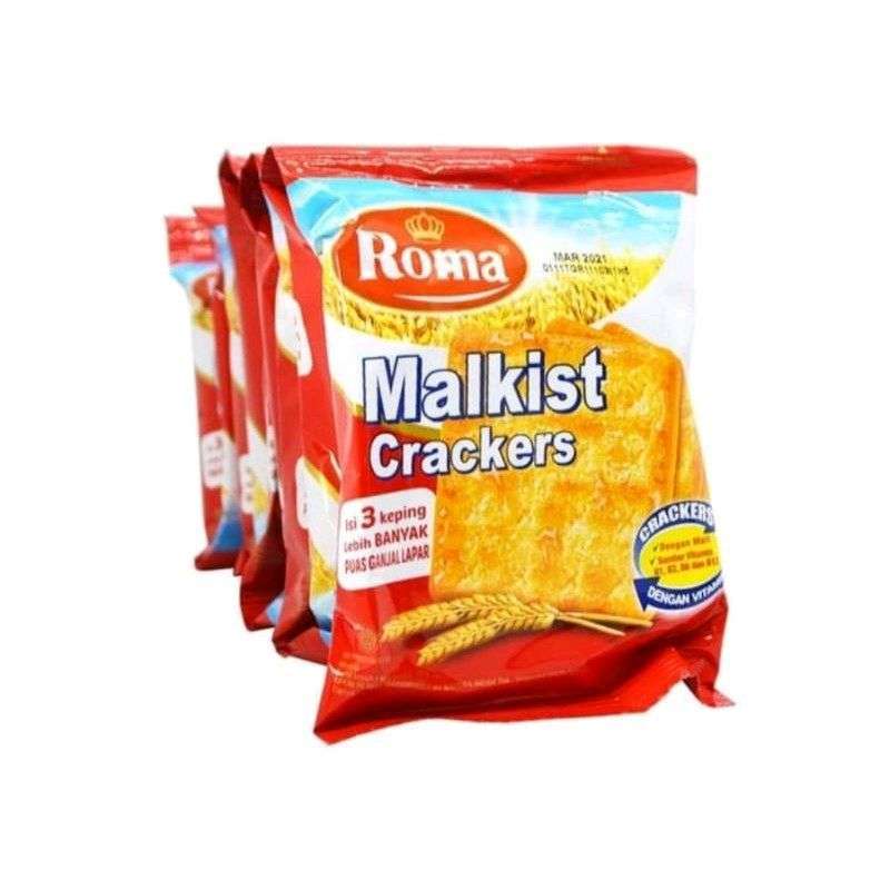 Jual Biskuit Malkist Roma Crackers Renceng (10 pcs x 27gr) isi 2 keping ...