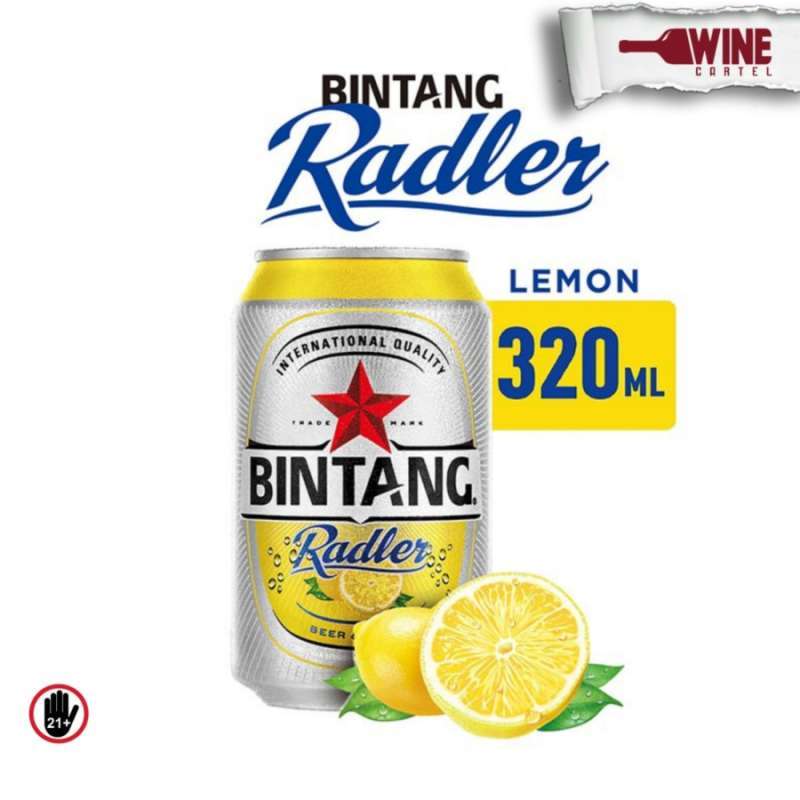 Jual BIR Bintang Radler Lemon Can BEER 320ml di Seller WINE CARTEL ...