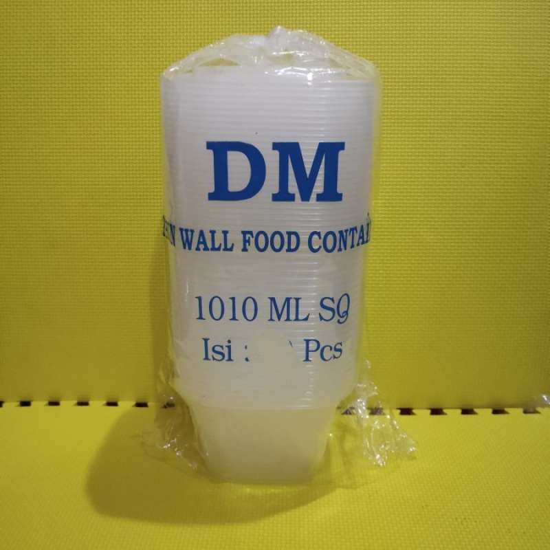 Jual Thinwall Dm 1000ml Sq Food Container Kotak Makan Di Seller