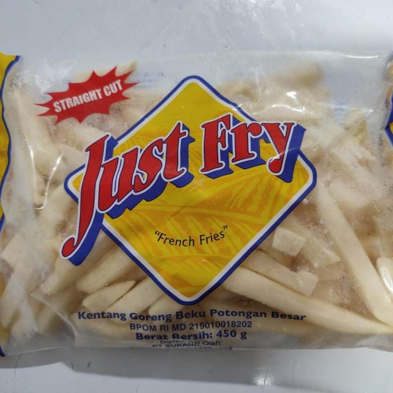 Jual Kentang frozen French Fries merk Just Fry Straight Cut Potongan Besar di Seller Toko Daging ...
