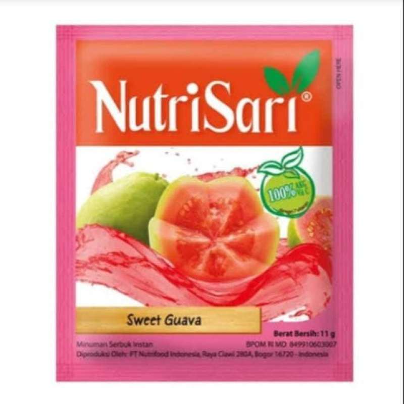Jual Nutrisari jambu biji sweet guava 1 renceng isi 10 sachet di Seller ...