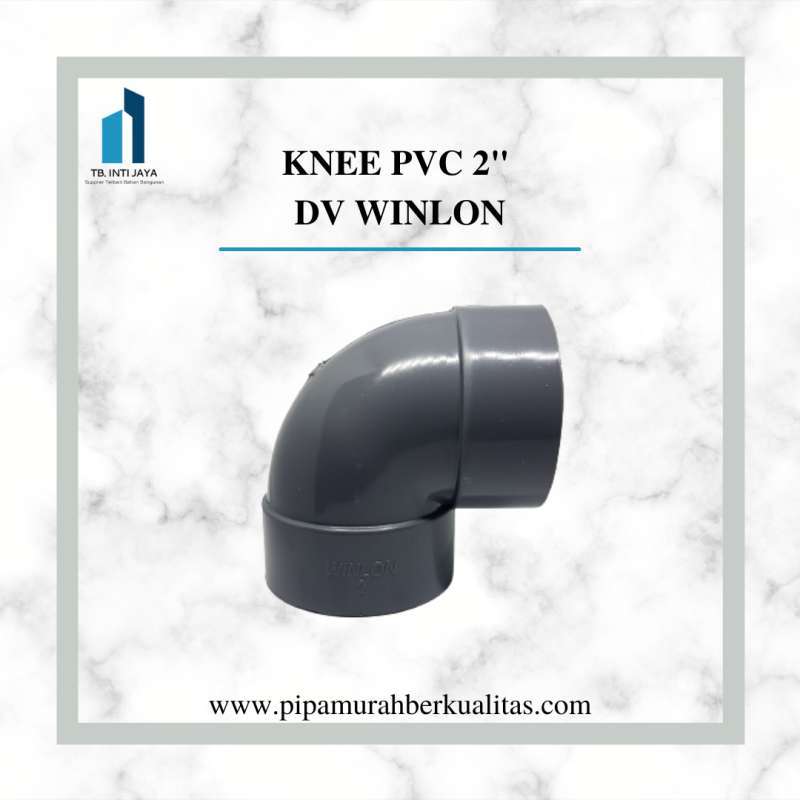 Jual KNEE PVC 2 inch DV WINLON knee elbow pvc knie knie belokan di ...