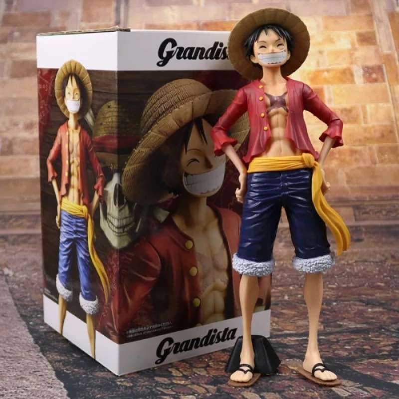 Jual Grandista One Piece Monkey D Luffy Action Figure di Seller Play ...
