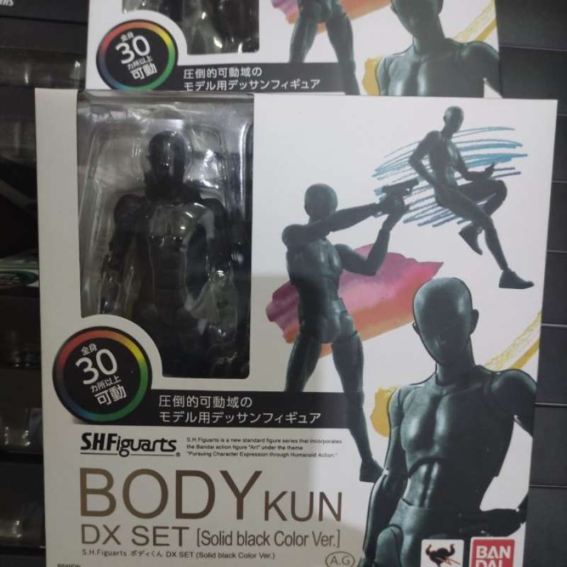 Jual Shf Body Kun Body Chan Dx Set Solid Black Color Ver di Seller Play ...
