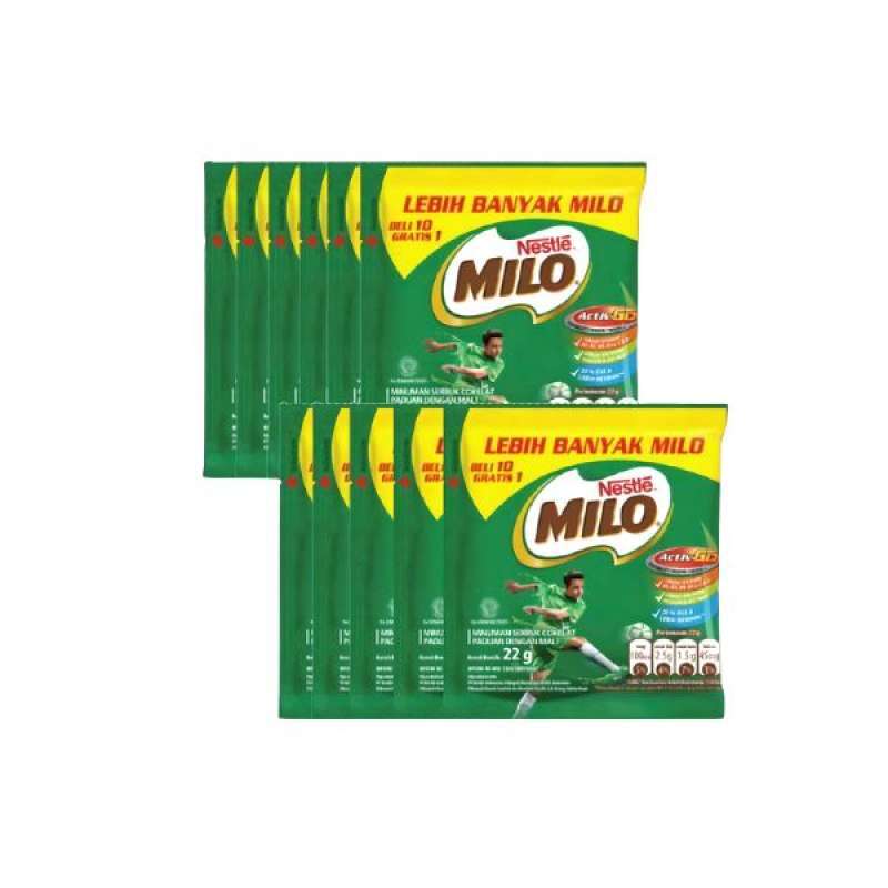 Jual Milo Activ-Go Sachet 22gr (1 renceng isi 10+1 sachet) di Seller Tk ...