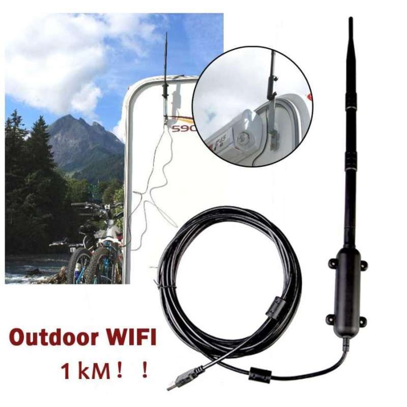 Jual Wifi Usb Outdoor High Power Amplifier Signal Router 1km Antena ...