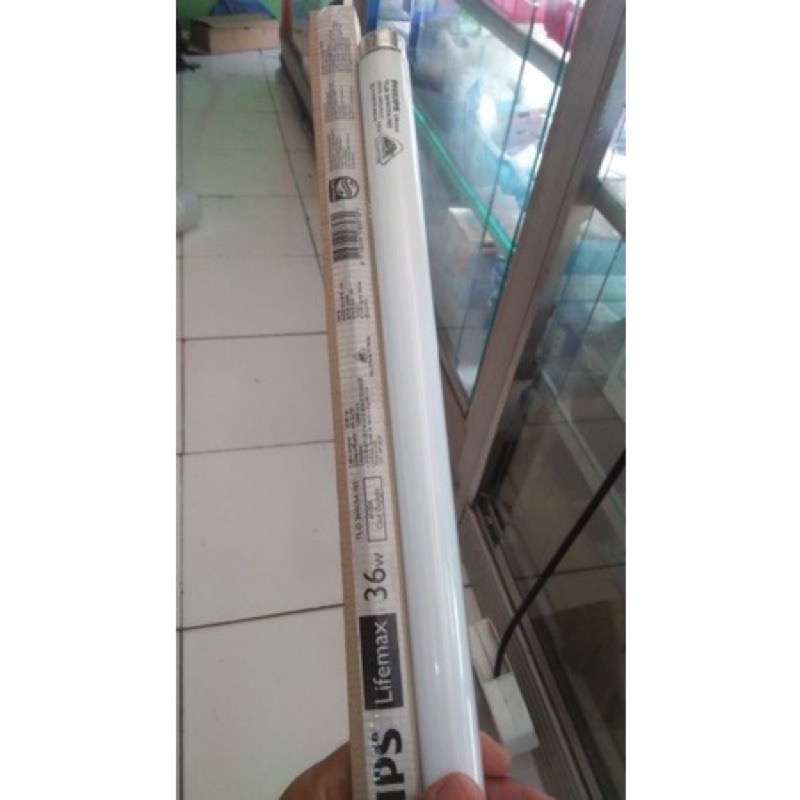 Jual Lampu Philips Neon Tl Lifemax Tld Tl-d 36 Watt 36w Cdl Cooldaylight Putih Di Seller Toko ...