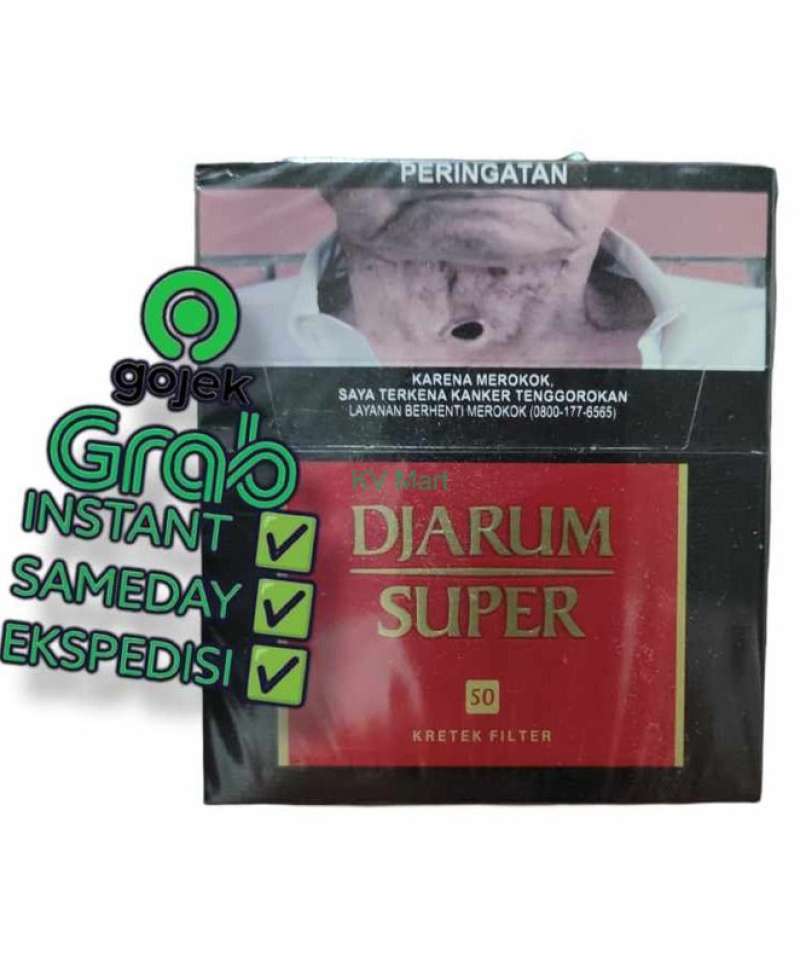 Jual Rokok DJARUM SUPER JARUM 50 KRETEK FILTER 50 Batang | TANPA ...
