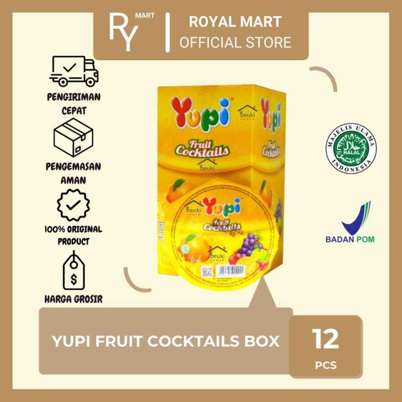 Jual Permen Yupi Fruit Cocktails Box 12's di Seller Royal Mart ...
