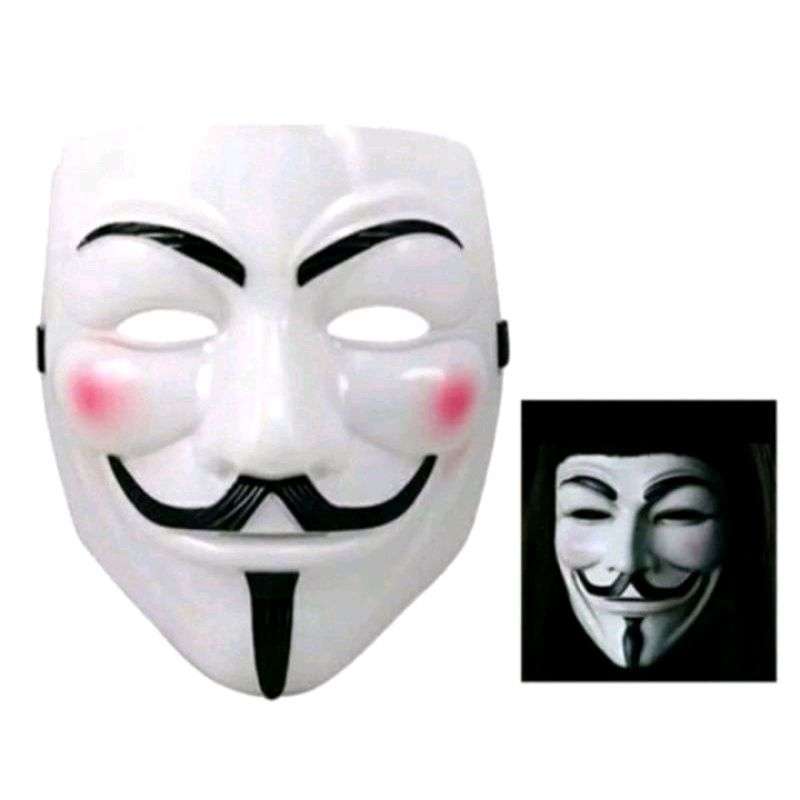 Jual topeng hacker merah putih indonesia di Seller Badria.store86 ...