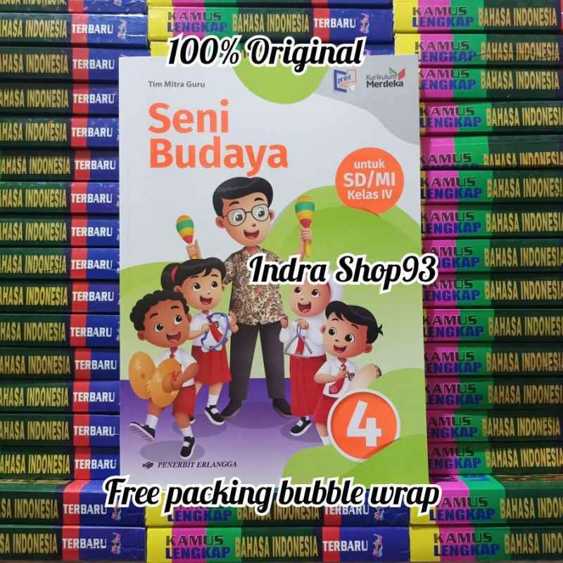 Jual Buku Seni Budaya Kelas 4 SD/Mi Kurikulum Merdeka Erlangga di Seller Indra Shop93 - Kramat ...